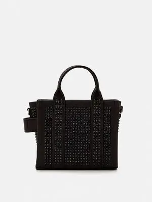 Marc Jacobs Mini Tote Bag With Embellishments - Black