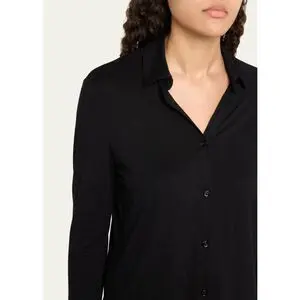 Majestic Filatures Soft Touch Button-front Shirt