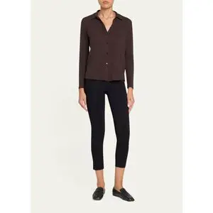 Majestic Filatures Soft Touch Button-front Shirt