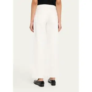 EB DENIM Low-rise Baggy Jeans - White