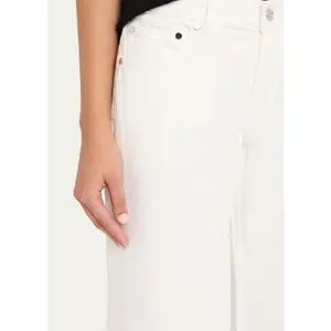 EB DENIM Low-rise Baggy Jeans - White