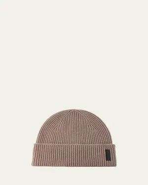 Giorgio Armani Giorgio Armani Ribbed Wool Beanie Medium Brown