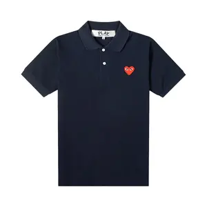 Play Comme Des Garcon Polo Shirt 'navy