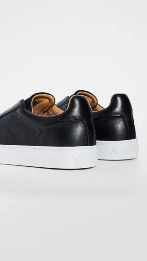 Greats Royale 2.0 Leather Slip-on Sneakers - Black