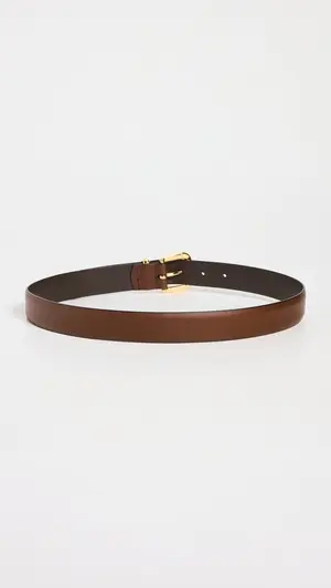 Anderson's Narrow Calf Leather Belt - Taupe Brown