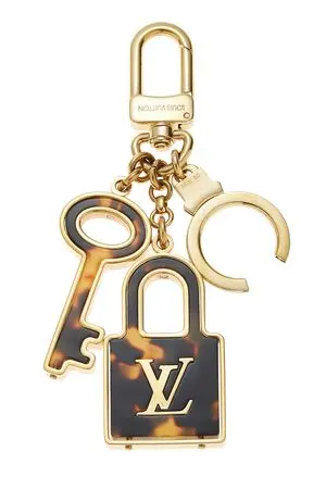 LOUIS VUITTON Porte Cles Confidence Bag Charm - Brown