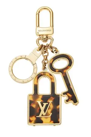 LOUIS VUITTON Porte Cles Confidence Bag Charm - Gold
