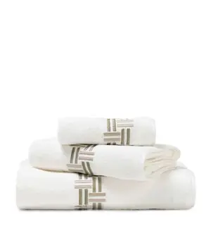 Frette Basket Weave Hand Towel - Green