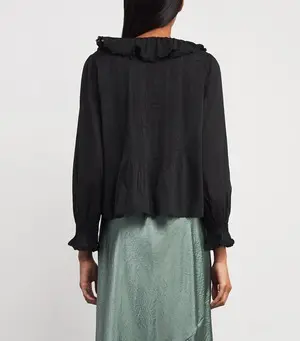 DÔEN Ruffled Hardy Blouse