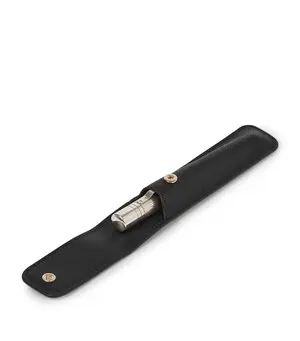 Smythson Panama Leather Pen Sleeve