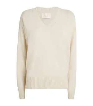 Harrods Cashmere V-neck Sweater