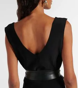 Norma Kamali Grace Belted Minidress
