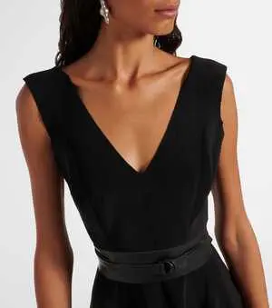 Norma Kamali Grace Belted Minidress