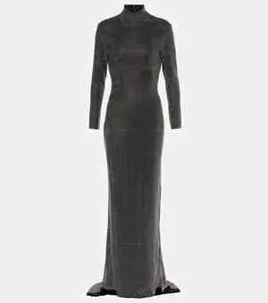 Solace London Vivienne Embellished Gown