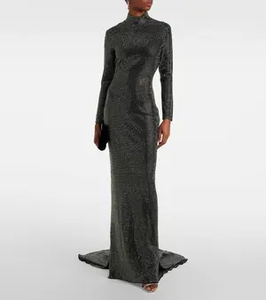 Solace London Vivienne Embellished Gown