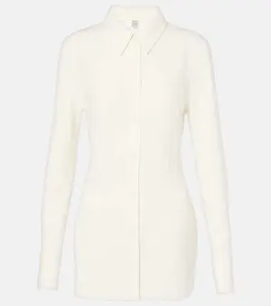 TOTEME Satin Button Down Shirt