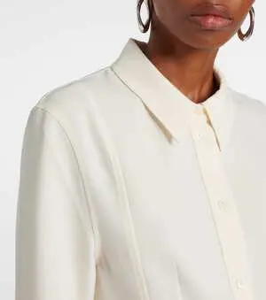 TOTEME Satin Button Down Shirt