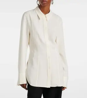 TOTEME Satin Button Down Shirt