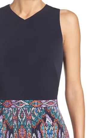 Maggy London Scuba Midi Dress