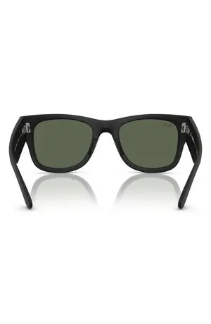 Ray-ban Mega Wayfarer Liteforce Square Sunglasses - Sand Black