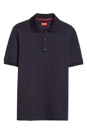 Isaia The Logo Polo - Navy
