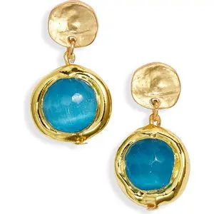 KARINE SULTAN Crystal Drop Earrings - Gold