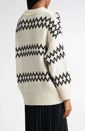REISS Ivy Wool Blend Fair Isle Sweater