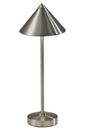 ADESSO Ritchie Led Cordless Lamp Brushed Steel