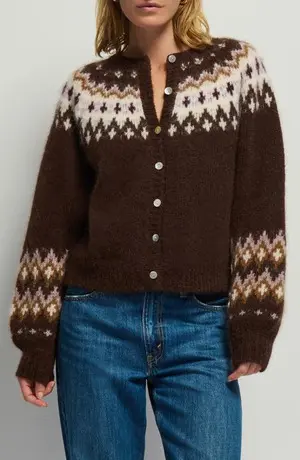 Nation Ltd Lula Fair Isle Cardigan