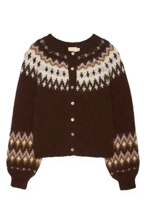 Nation Ltd Lula Fair Isle Cardigan