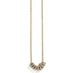 Baublebar Custom Bubble Letter Pendant Necklace - Clear