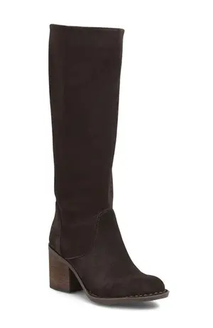 BØRN Thea Knee High Boots - Chocolate Suede