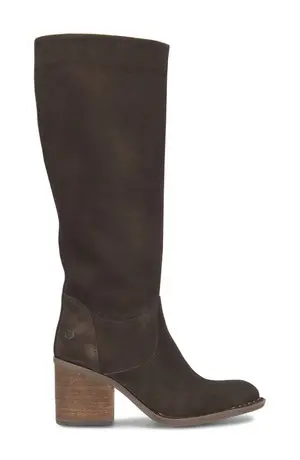 BØRN Thea Knee High Boots - Chocolate Suede