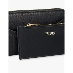 DUNE Kelbey Logo-print Faux-leather Wallet
