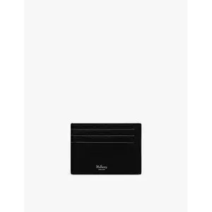 Mulberry Heritage Logo-print Leather Card Holder - Black