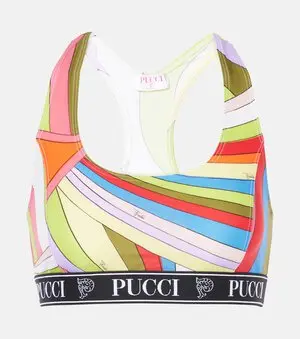 Emilio Pucci Iride Sports Bra - Multicoloured