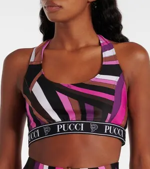Emilio Pucci Iride Sports Bra - Multicoloured