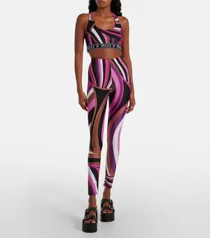 Emilio Pucci Iride Sports Bra - Multicoloured