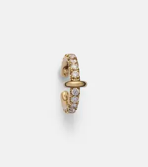 SPINELLI KILCOLLIN 18kt Yellow Single Ear Cuff With Diamonds - Gold