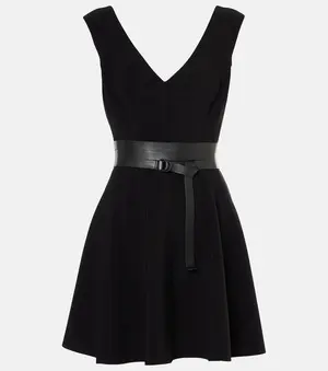Norma Kamali Grace Belted Minidress