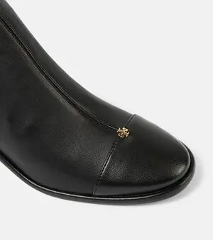 Tory Burch Leather Knee-high Boots - Black
