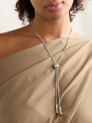 JACQUES MARIE MAGE Plated Tigers Eye Necklace