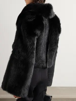 Dolce & Gabbana Cropped Shearling Jacket