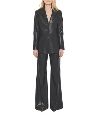 AS By DF Tell Me Lies Recycled Leather Trouser