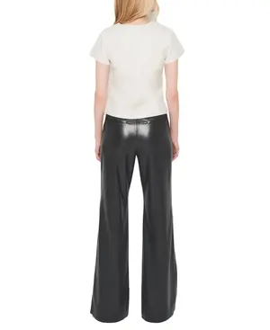 AS By DF Tell Me Lies Recycled Leather Trouser