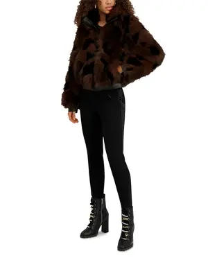 Karl Lagerfeld Paris Faux Fur Coat