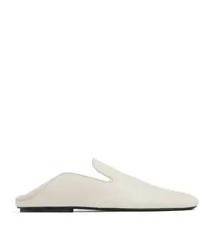 Bottega Veneta Grained Calfskin Adamo Slippers