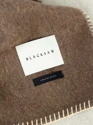 BLACKSAW X Bailey Elder Alpaca-wool Blanket