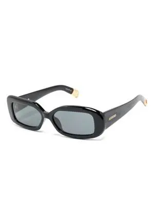 Jacquemus Les Lunettes Rond Carré Asymmetric Sunglasses