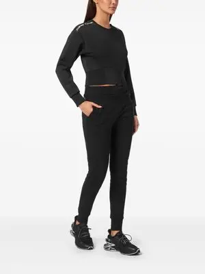 PLEIN SPORT Panelled Cropped Sweatshirt